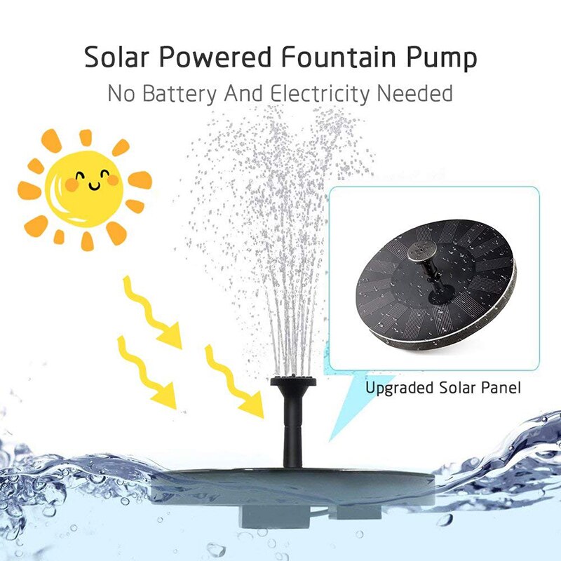 Solar Tuin Fonteinen Solar Tuin Fontein Pomp Water... – Vicedeal