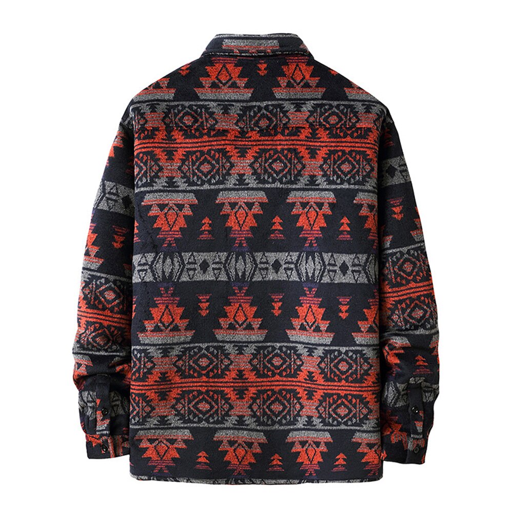 DEVIL KING Brand Woolen Plaid Print Shirt Jacket – Grandado