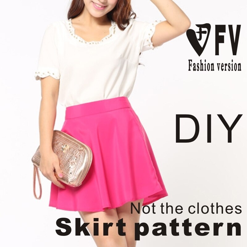 DIY handmade clothing cutting diagram women's half... – Vicedeal