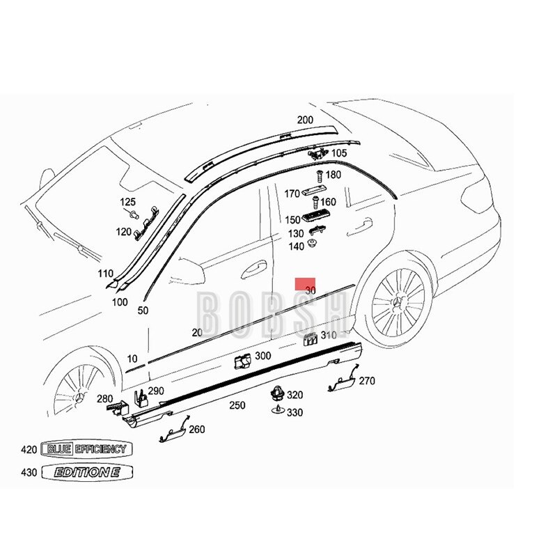 Auto Zijdeur Trim -mer Ced Esb EnzE300 E180 W212 A... – Grandado