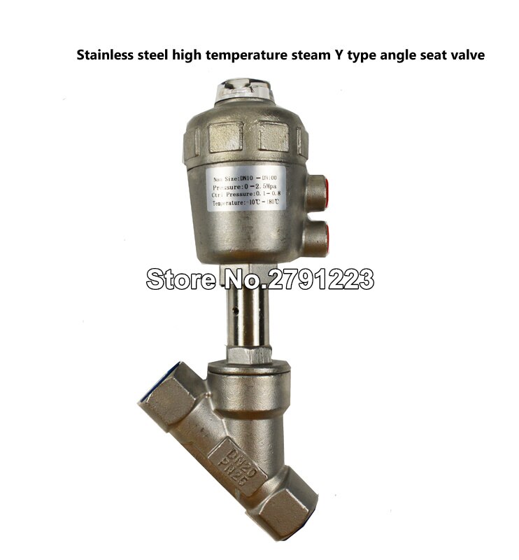 Stainless steel high temperature steam Y type angl... – Grandado