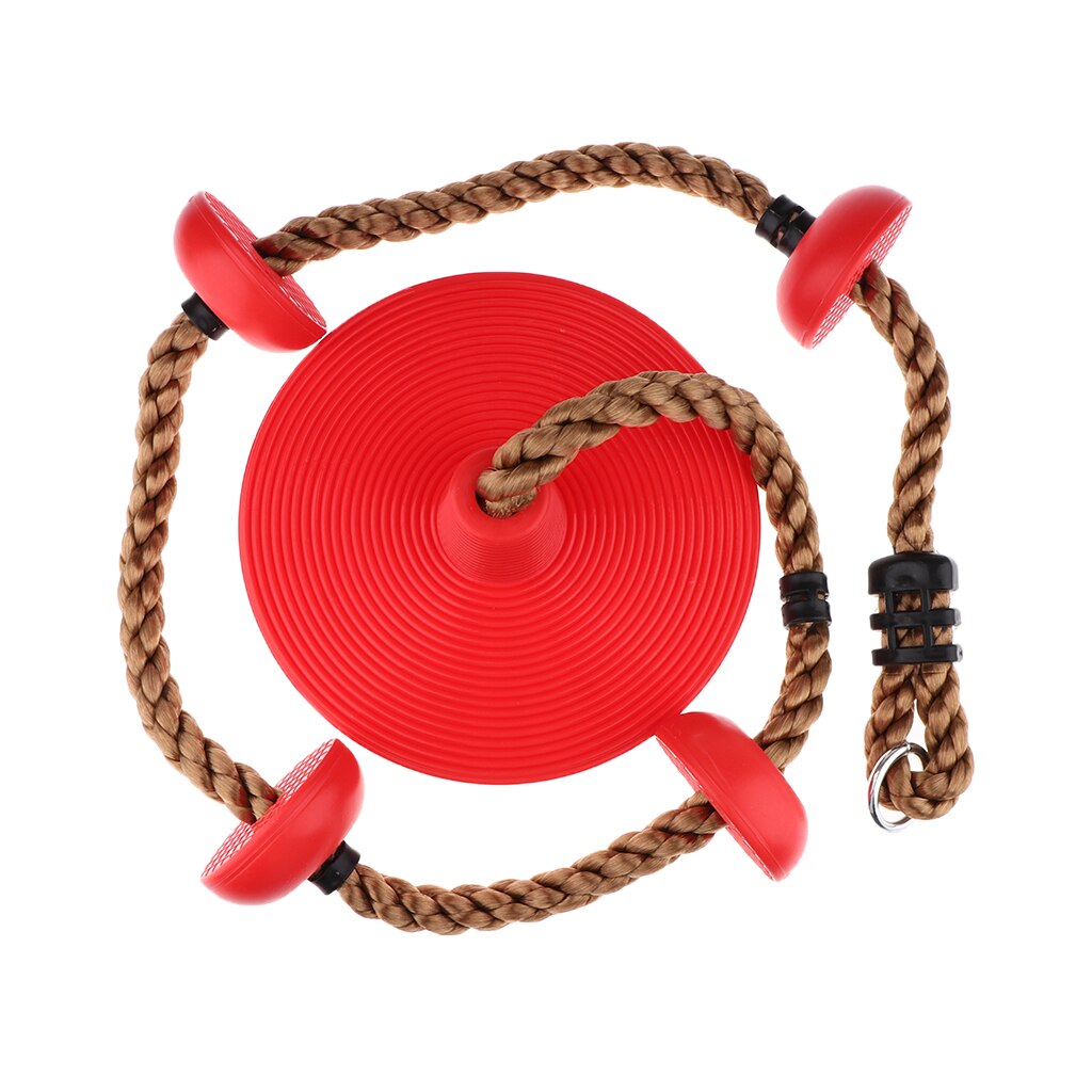 4 Knots Climbing Rope with Sturdy Seat Child Swing... – Grandado