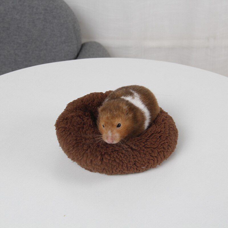 Winter Plush Pet Cushion Warm Cotton Hamster Nest ... – Grandado