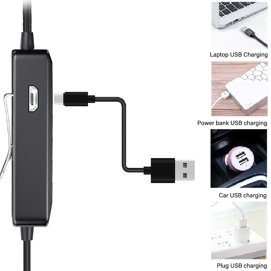 MAMEN Dual-Head Clip on Lapel Microphone Lavalier ... – Grandado