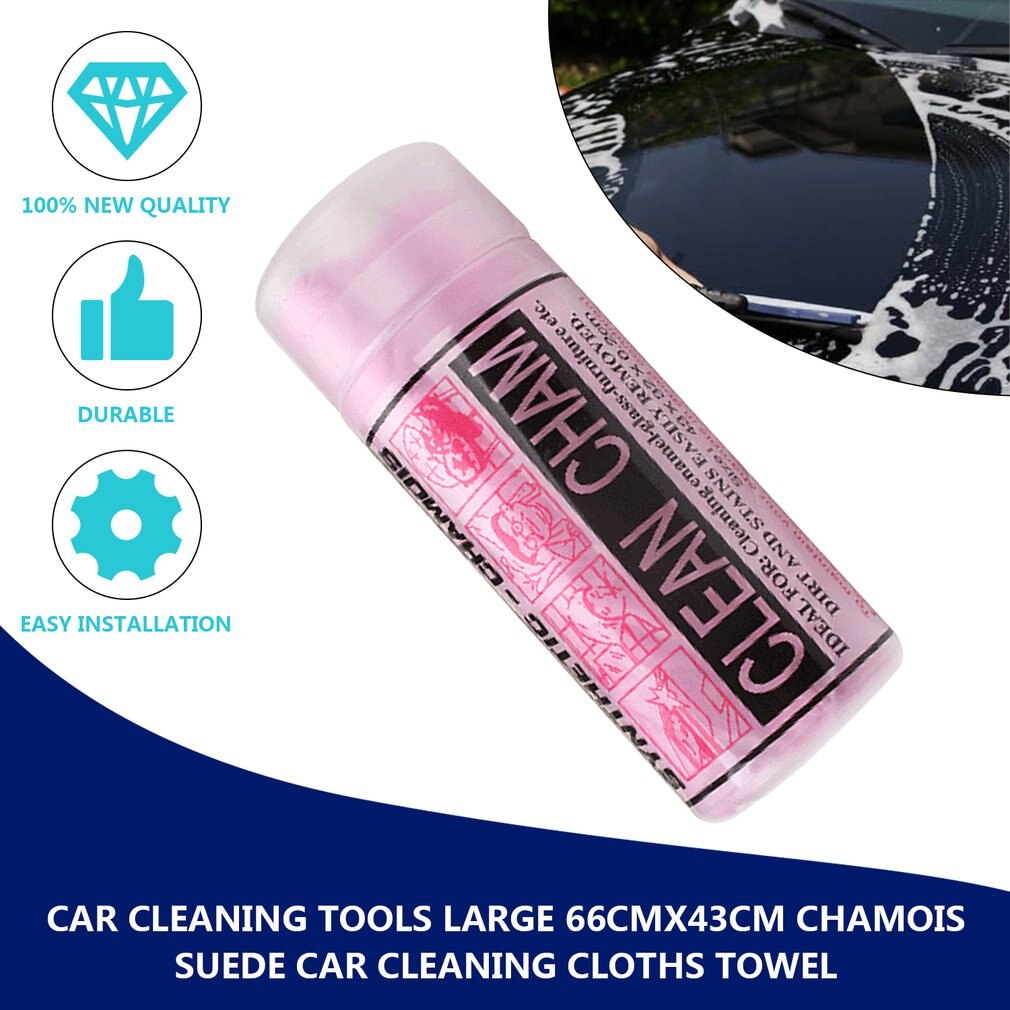 66X43Cm Natuurlijke Zachte Zeem Car Auto Cleaning ... – Grandado