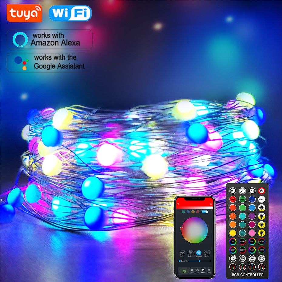 20M Kerstboom Festoen Led Fairy Licht Met Slimme S... – Grandado