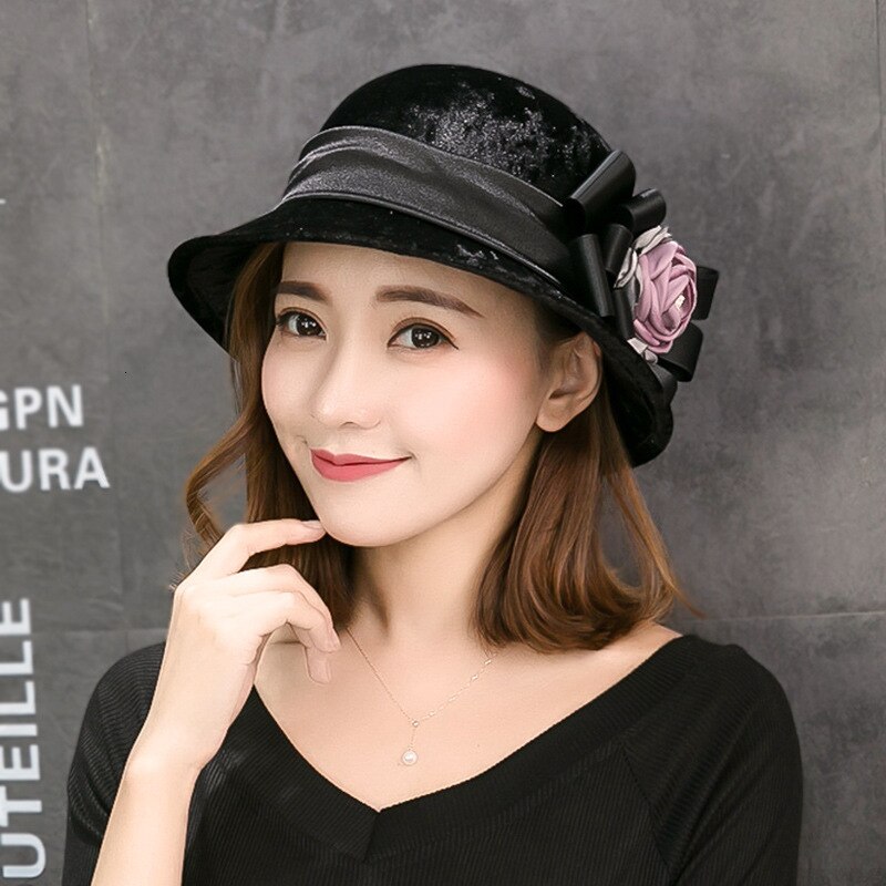 Vrouwen Herfst Winter Hoed Ademend Warm Fedora Cap... – Vicedeal