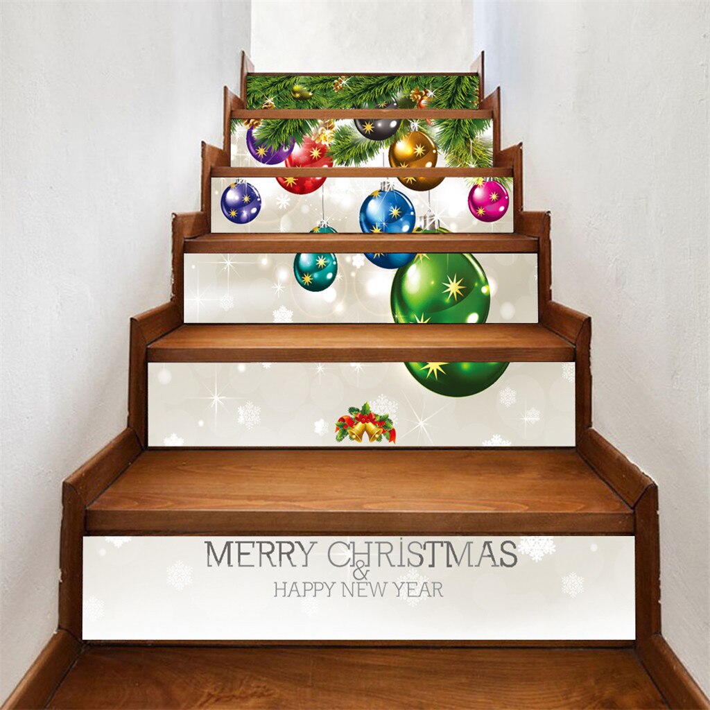 Christmas 3D Simulation Stair Sticker Waterproof W... – Grandado