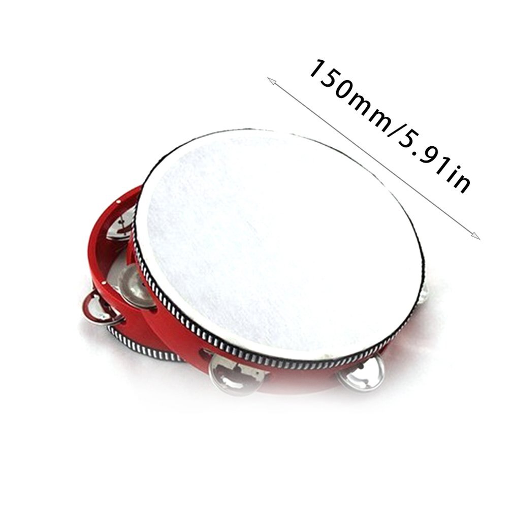6 Inch Tambourine Drum Children Musical Instrument... – Grandado