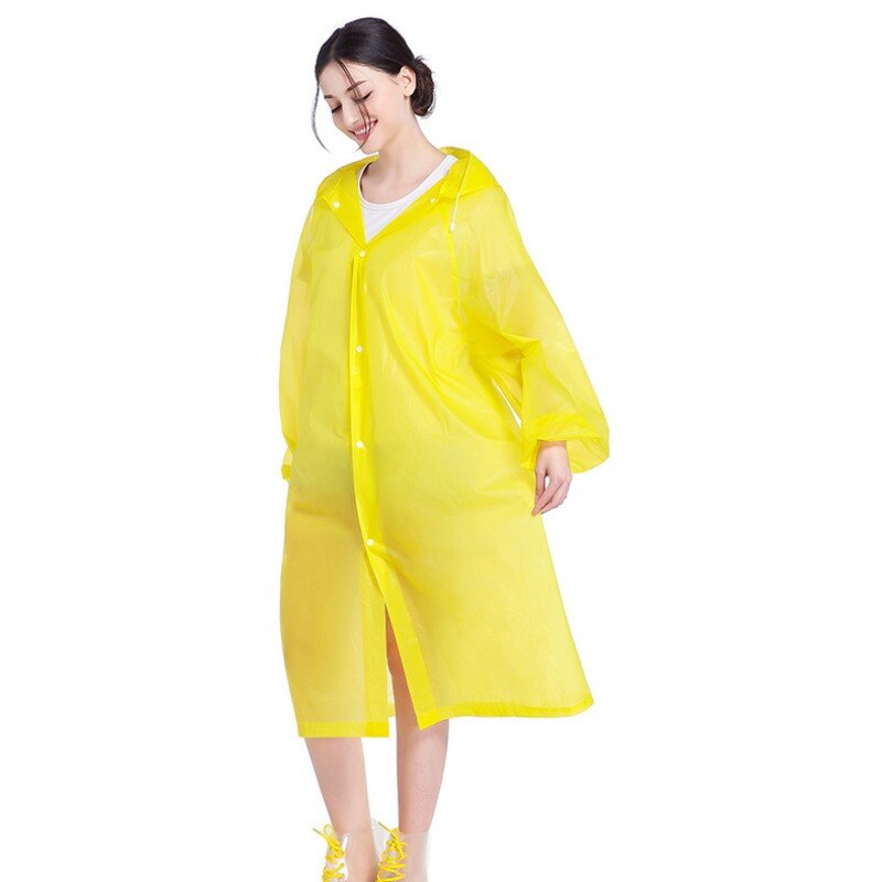Women PEVA Raincoat Thickened Waterproof Raincoat ... – Grandado