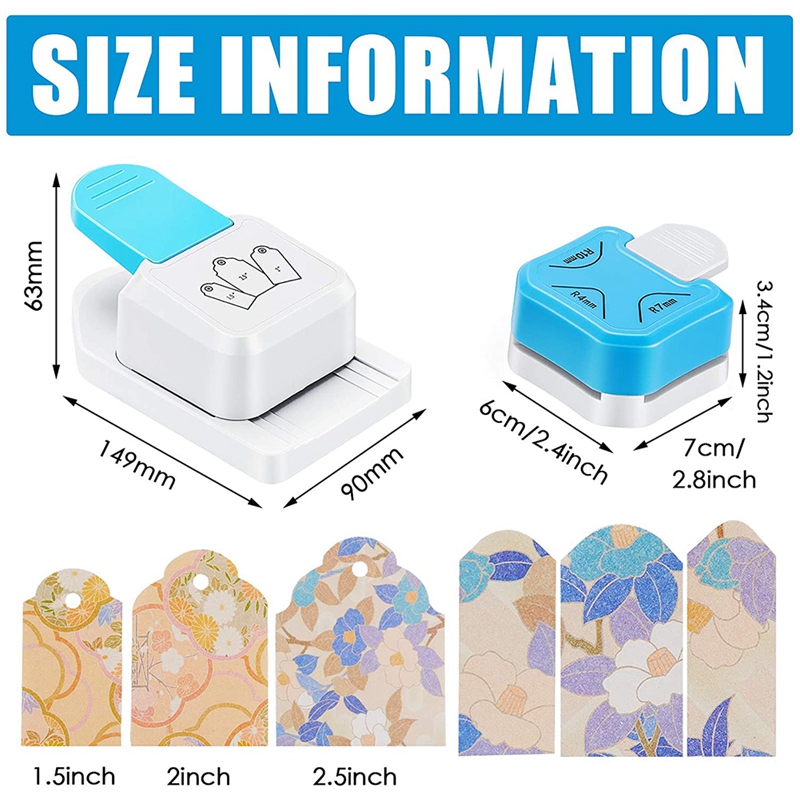 Poinçon d'angle 3 en 1, 2 pièces, coupe-coin, ... – Grandado