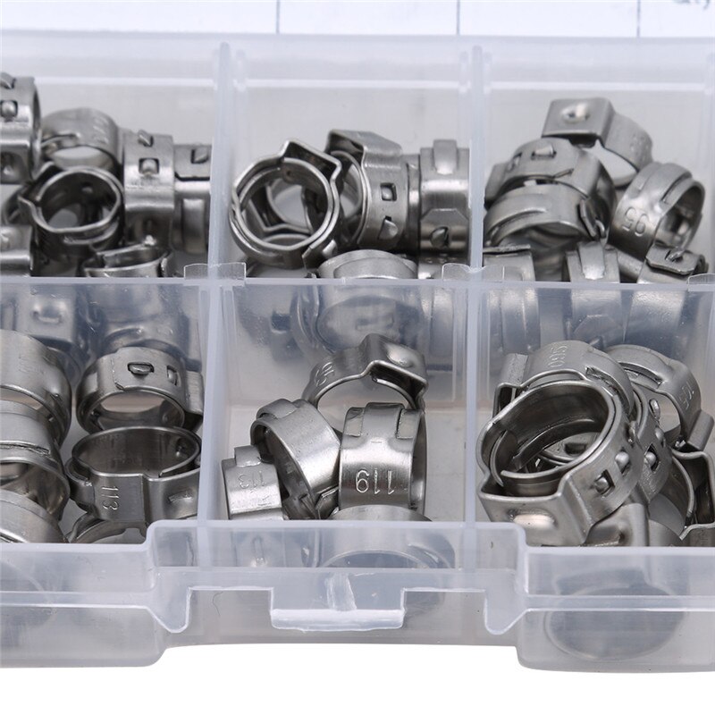 Pipe Clamp 70 PCS/SET Stainless Steel Single Ear H... – Grandado