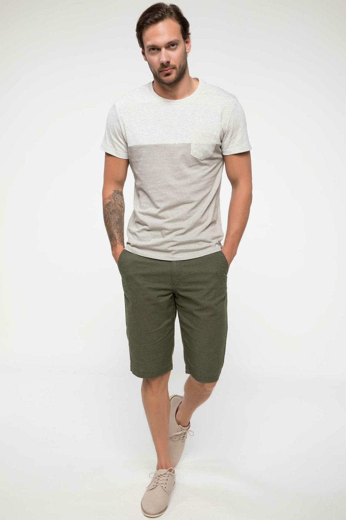 DeFacto Man Zomer Straight Shorts Mannen Toevallig... – Grandado