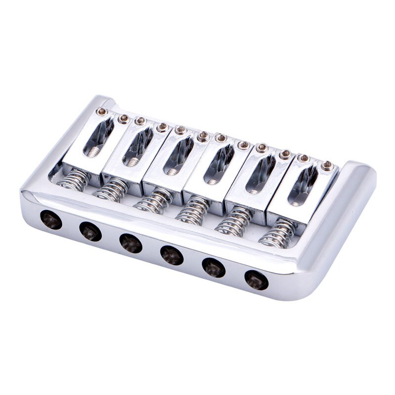Chrome Electric Guitar Hardtail Top Load Bridge 6 ... – Grandado