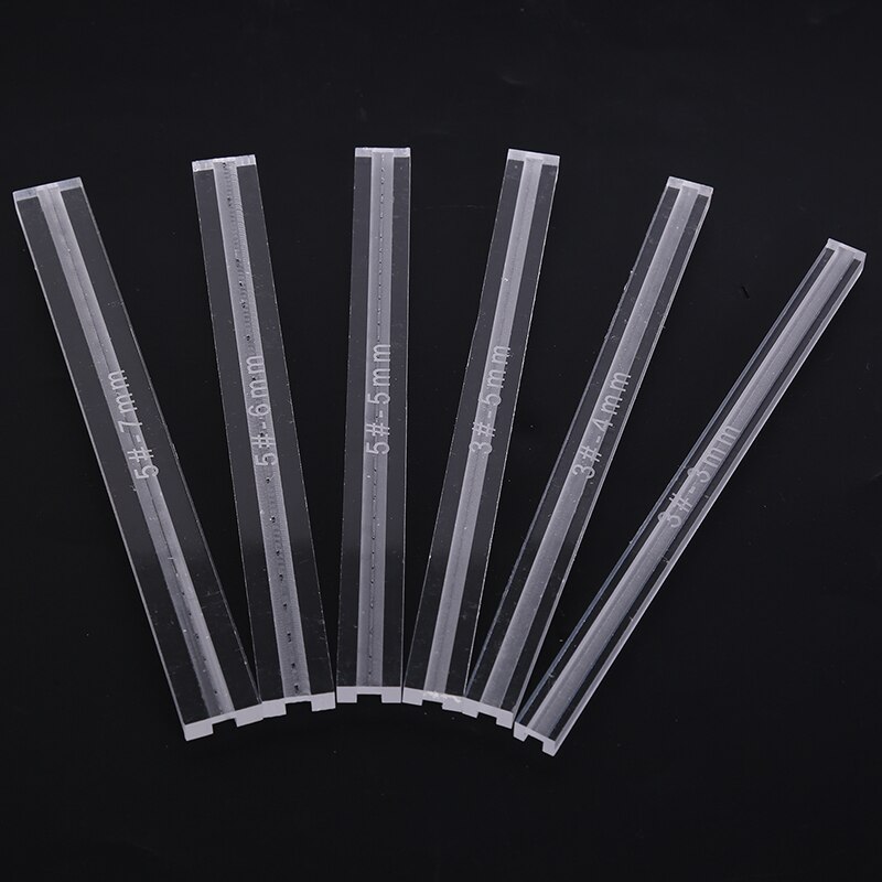 1pc Zipper Anti-overflow Ruler Acrylic Template Se... – Vicedeal