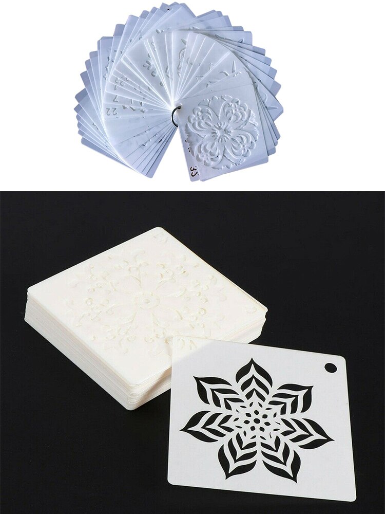 56PCS Mandala Stencils Mandala Dot Painting Stenci... – Grandado