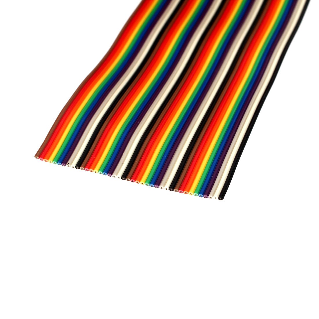 2 Meter 6.6ft 40 Way 40 pin Flat Rainbow Ribbon ID... – Grandado