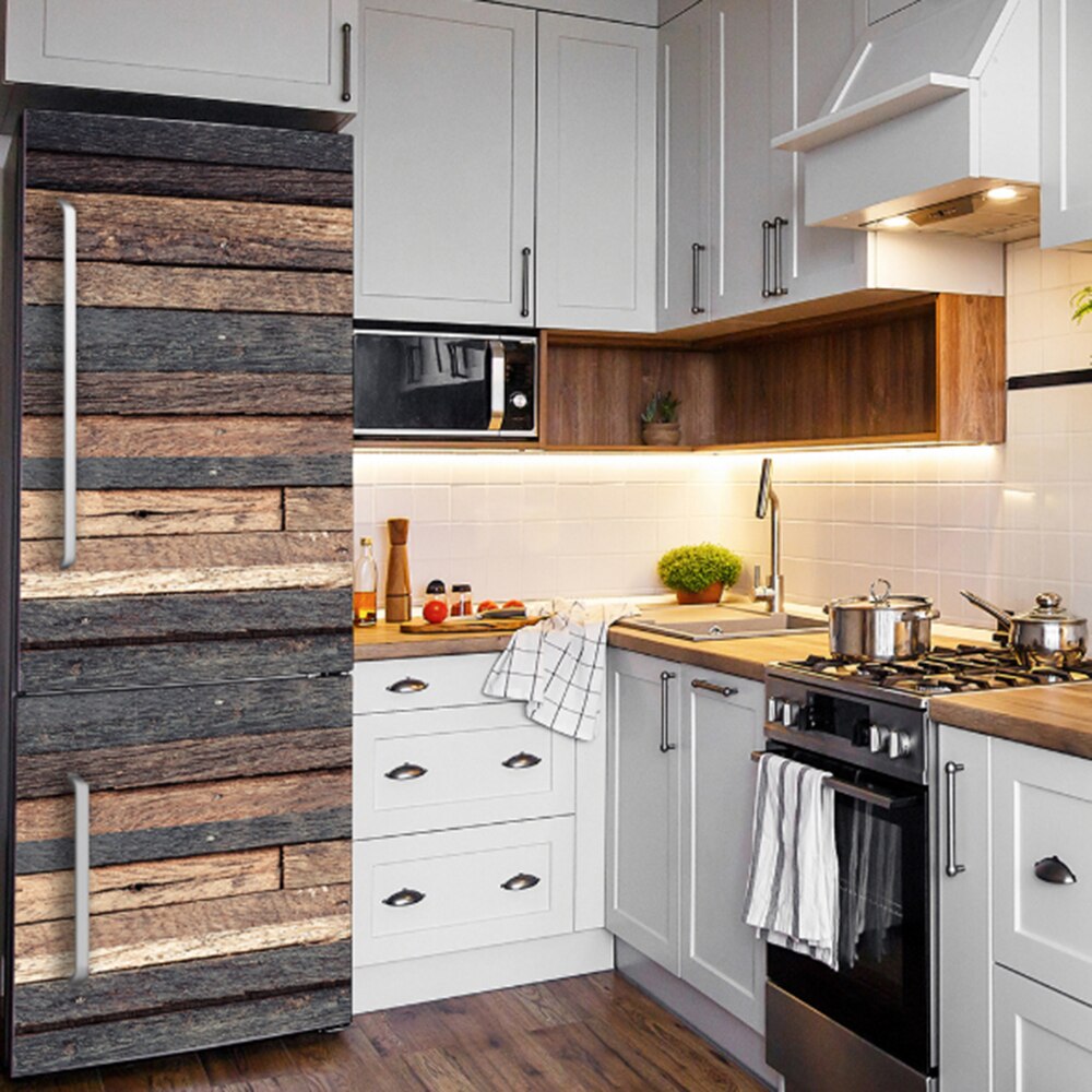 Wood Grain Floor Tile Board Wall Sticker DIY PVC S... – Grandado