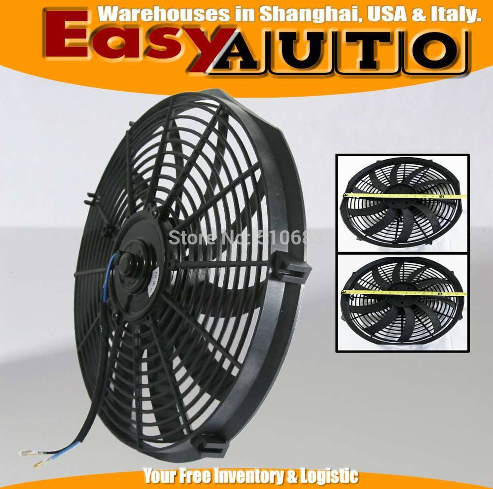 Universele Radiator Fan met Montage Kit 12V 80W 10... – Vicedeal