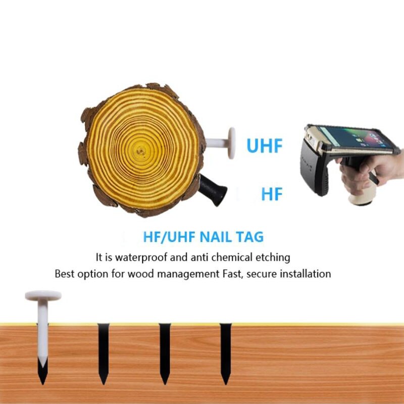 RFID Nail Tag 13.56MHz HF Security Inspection ABS ... – Vicedeal