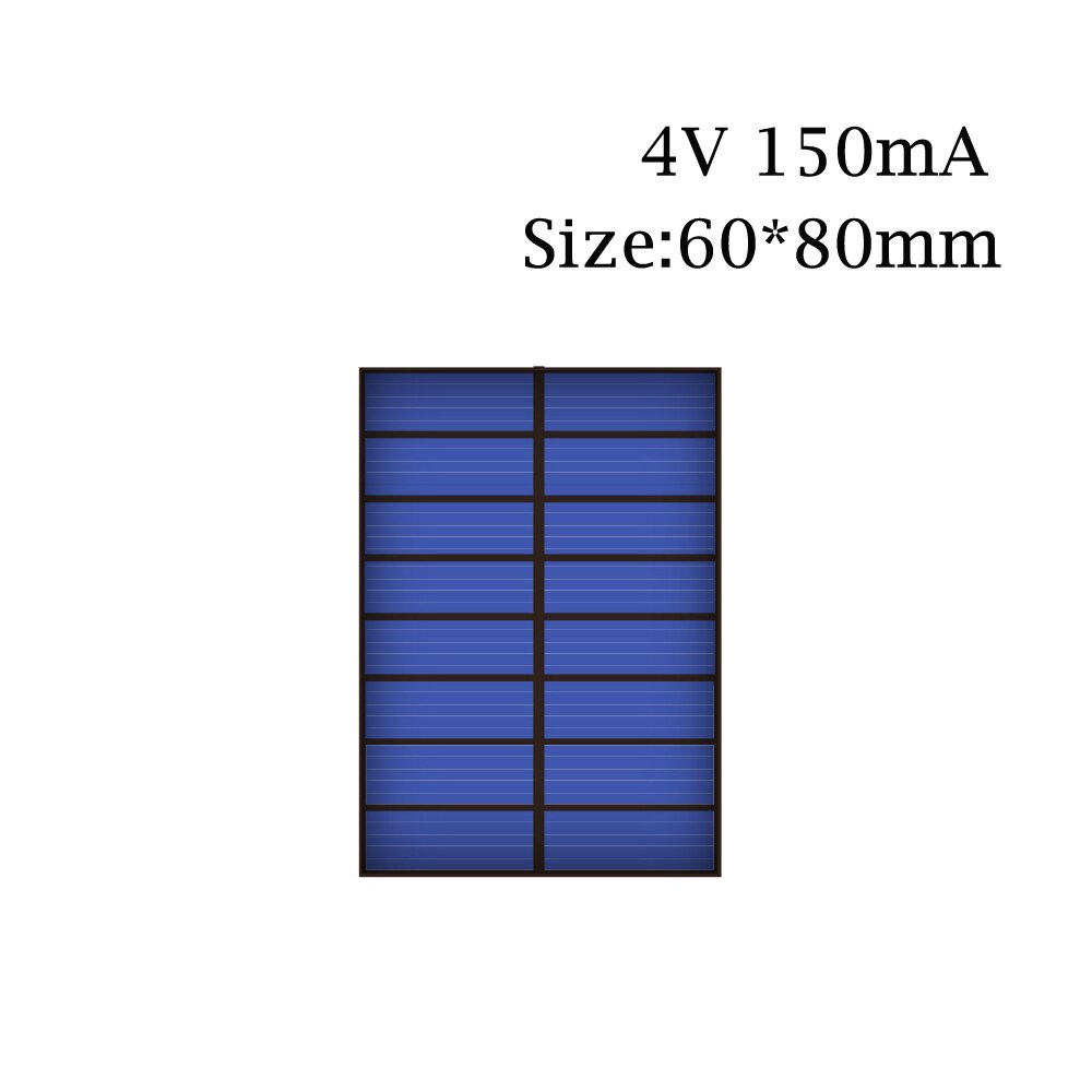 Poly 3 3.5 4 V VDC Solar Panel 60 120 150 160 250 ... – Vicedeal