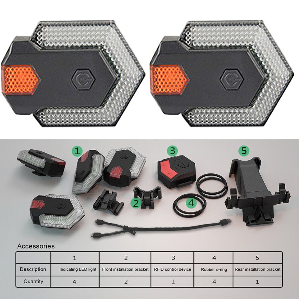 Fahrrad Blinker Kabellos