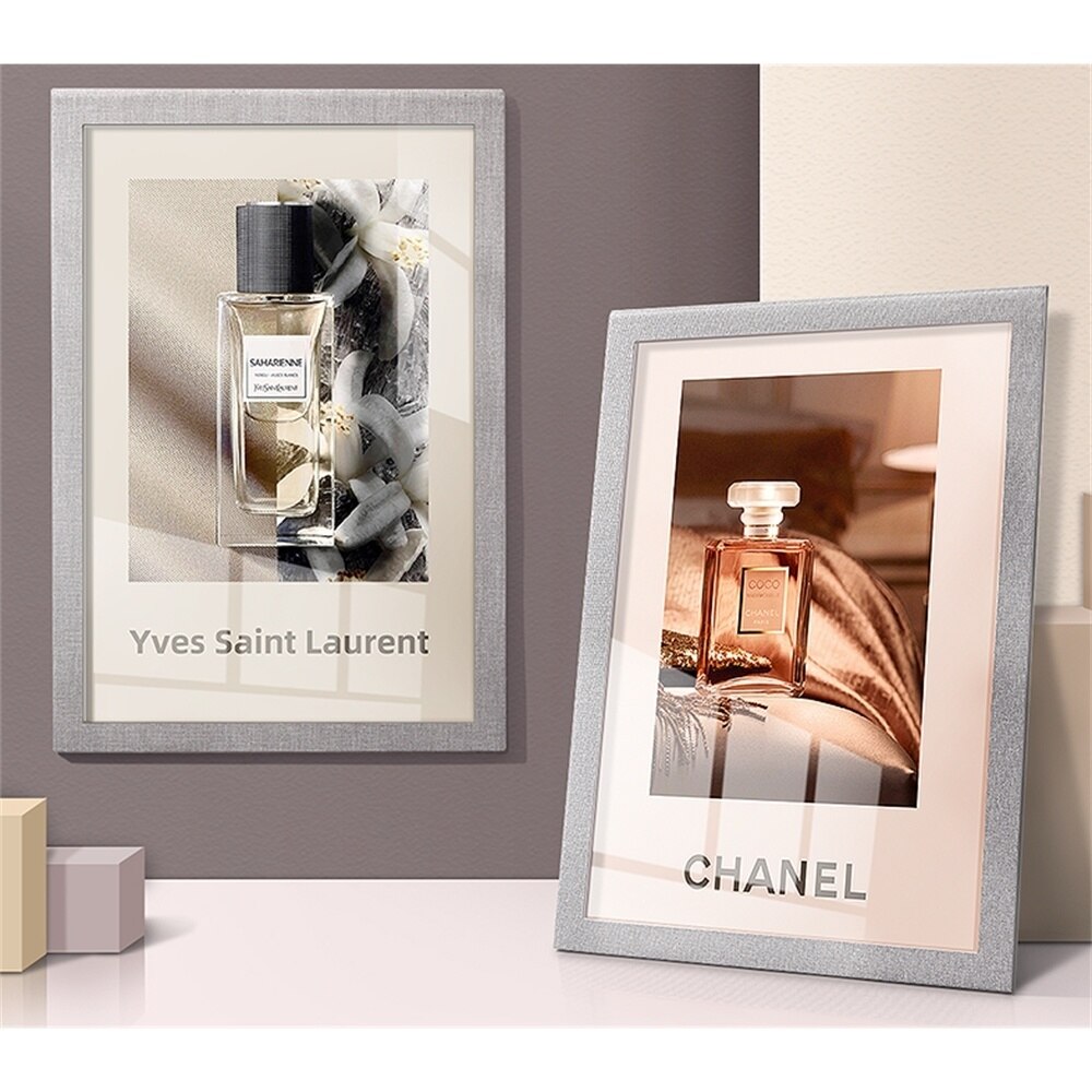 A4 Magnetic Poster Picture Display Rack Leather Op... – Grandado