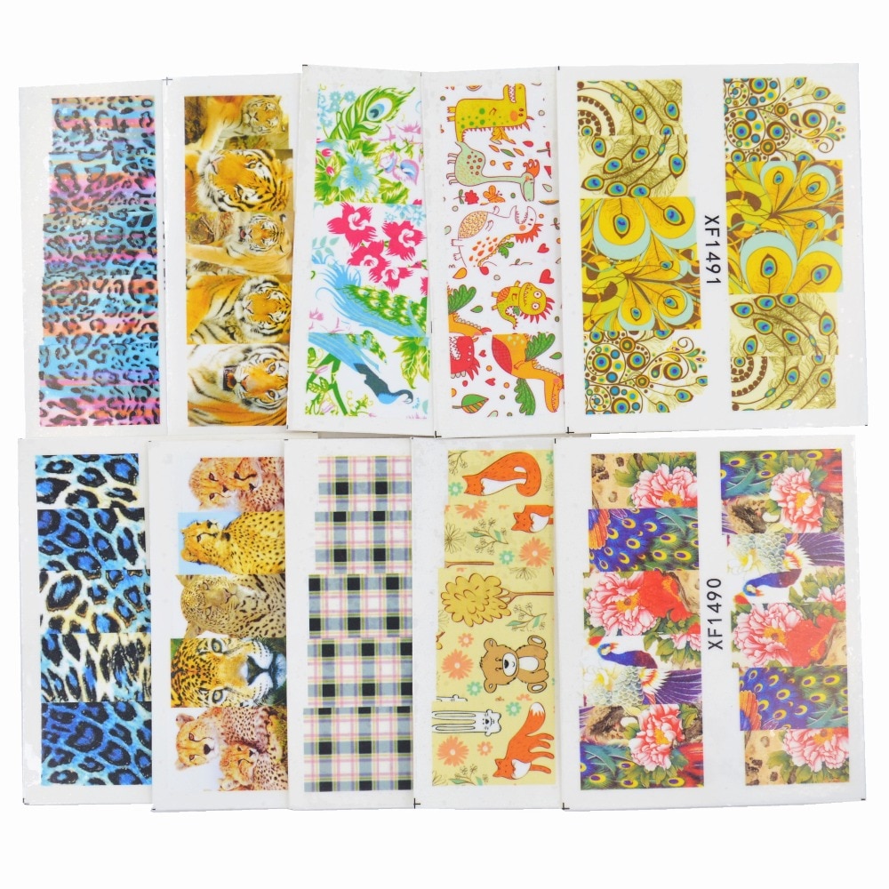 50 Sheets Mixed Styles Watermark Leopard Animal Et... – Grandado