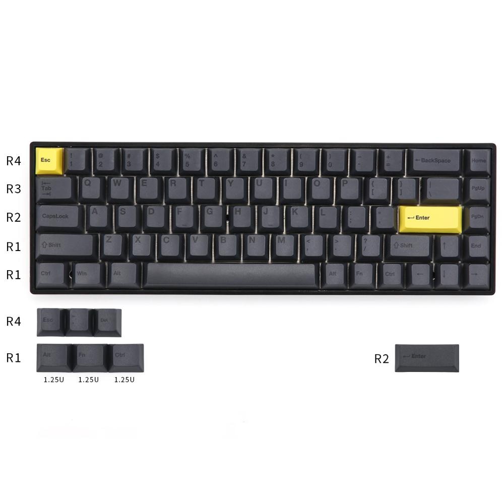 TADA68 mechanical keryboard keycaps Dye-subbed che... – Vicedeal