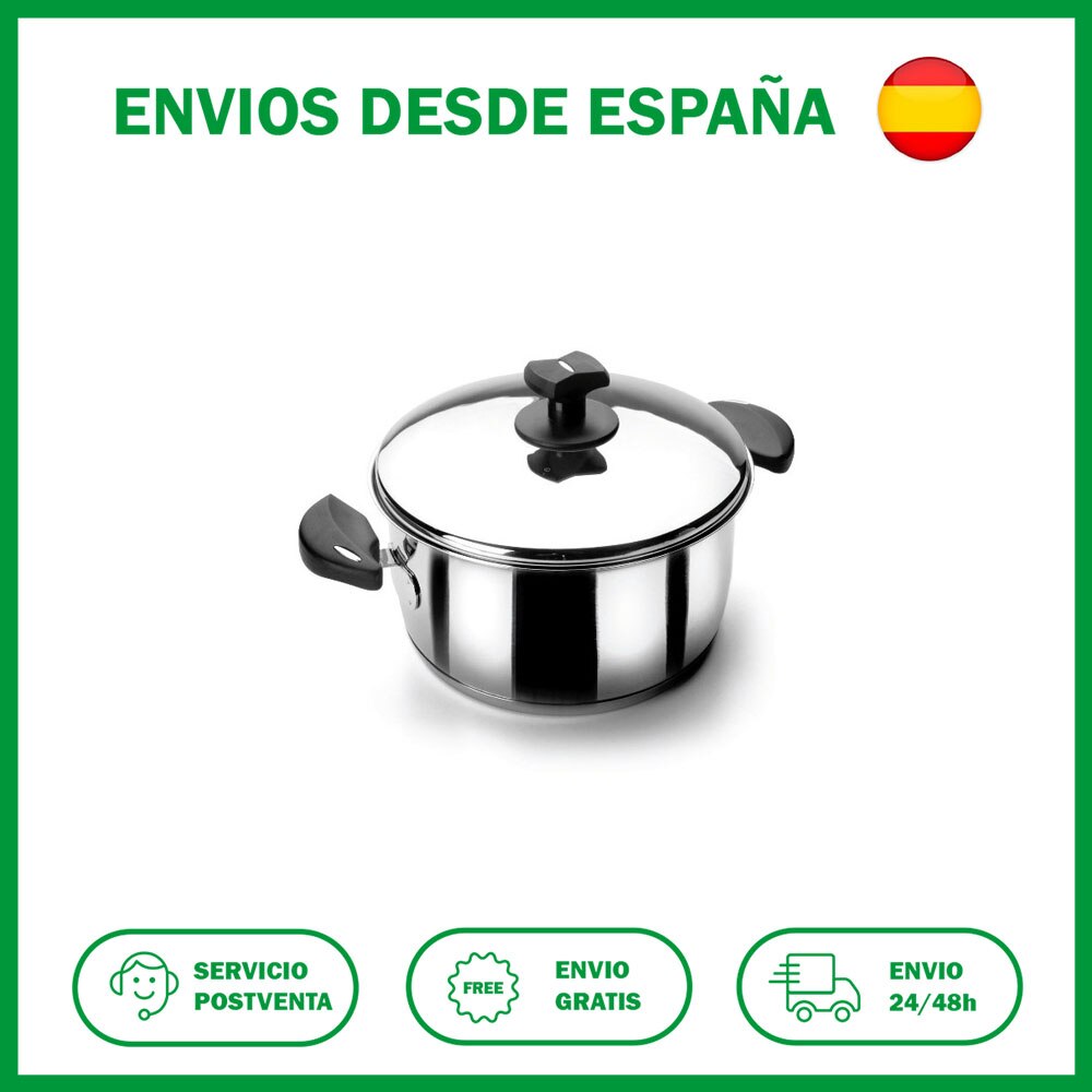 Cacerola Inox Ladycor 22cm Nova. Cacerolas de la L... – Grandado
