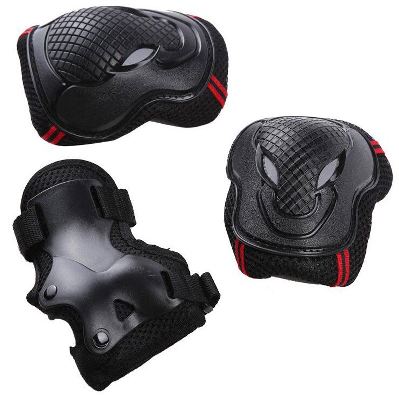 6pcs/set Safety Elbow Knee Pads Sponge Wrist Guard... – Grandado