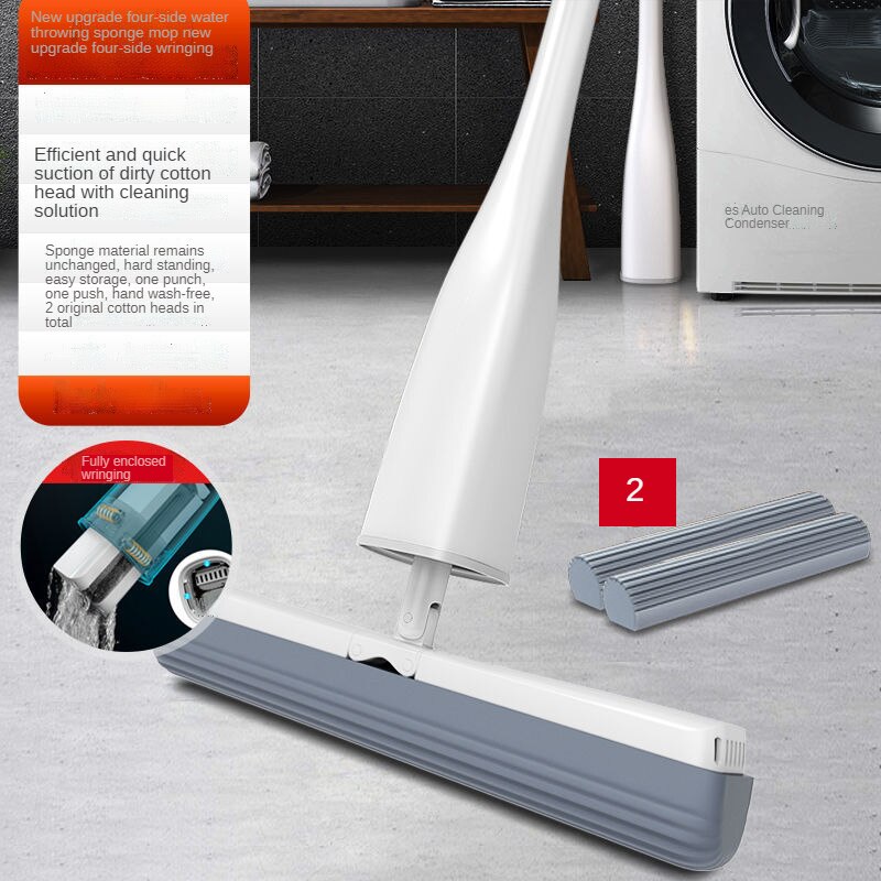 Household mop hand washing free self squeezing fla... – Vicedeal