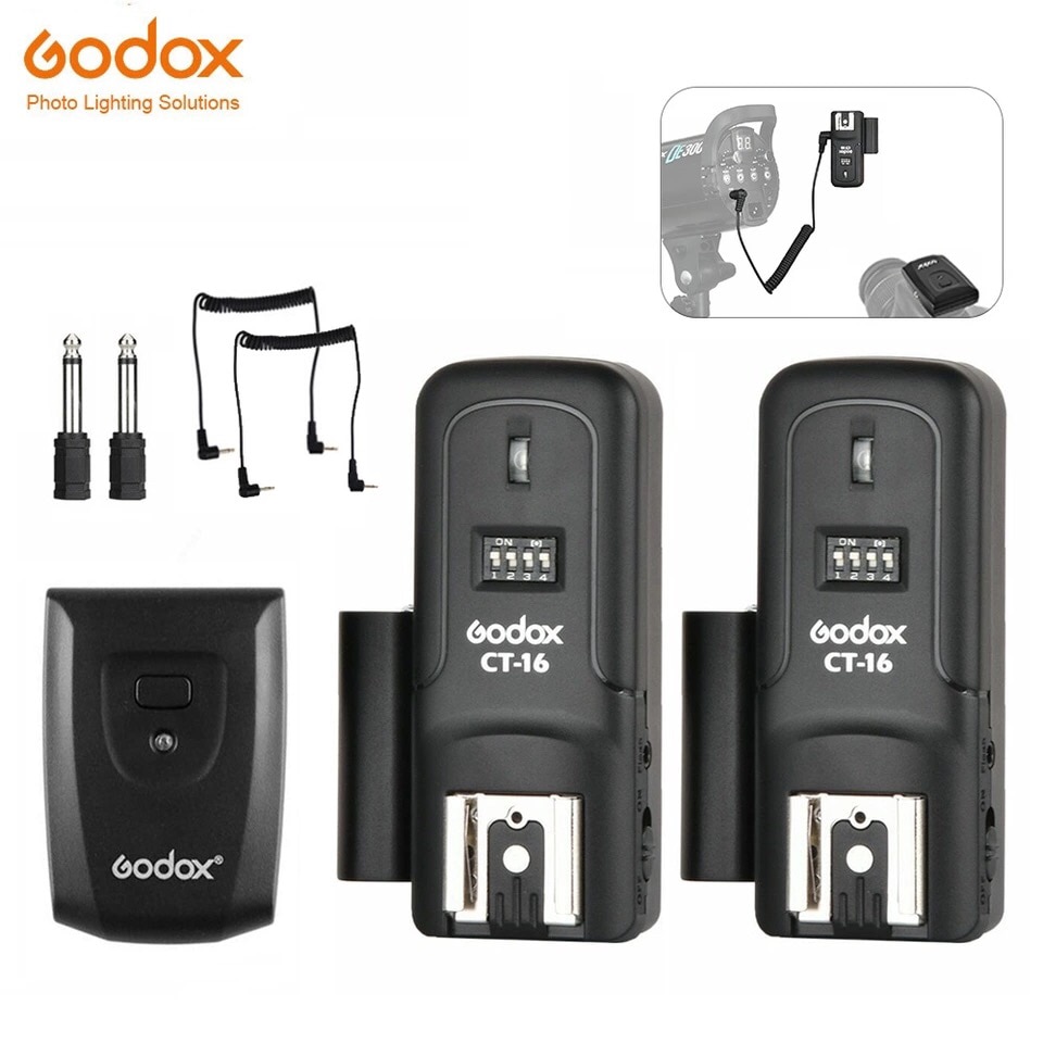 Godox CT-16 16 Channels Wireless Radio Flash Trigg... – Grandado
