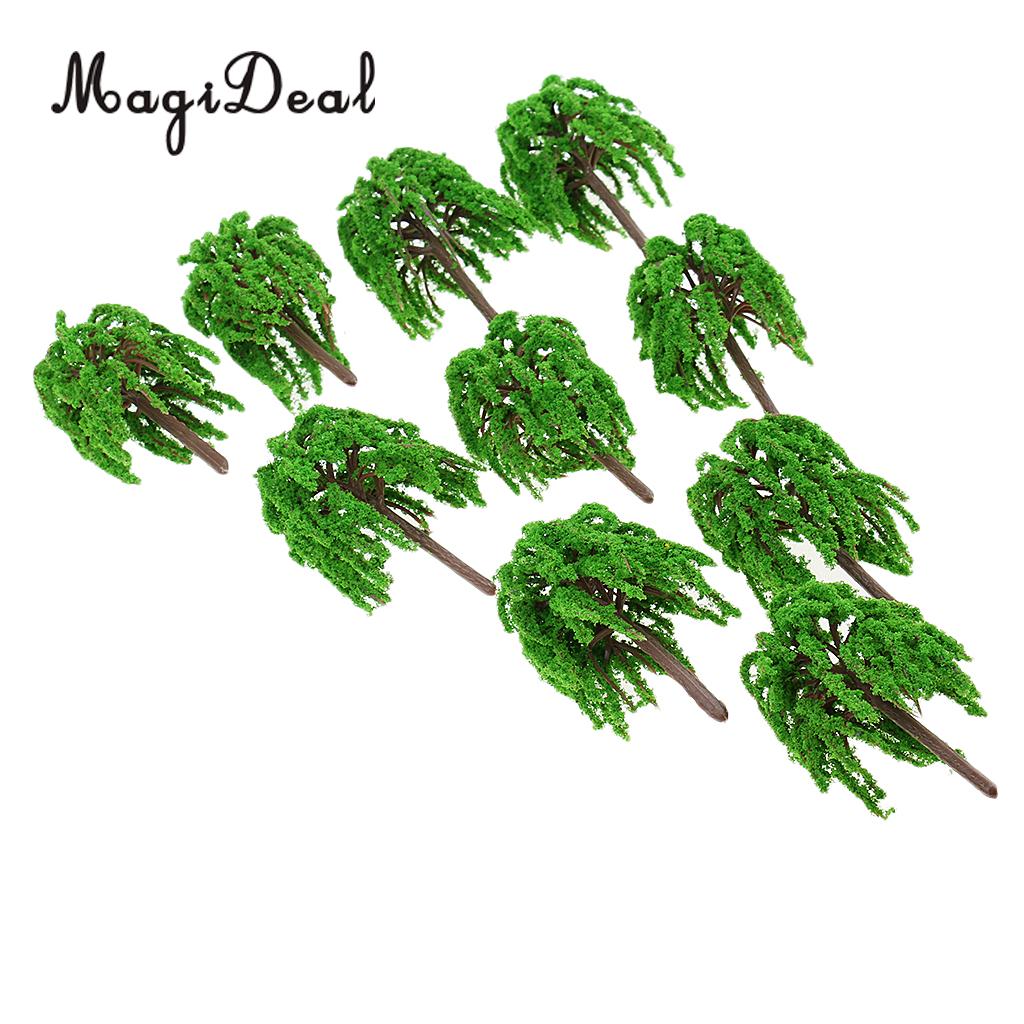 10Pcs/Lot 1/150 Model Trees Train Railroad Railway... – Vicedeal