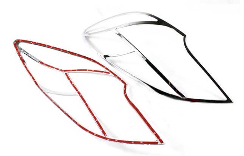 Car Styling 2PCS ABS Chromed Front Head Light Lamp... – Grandado