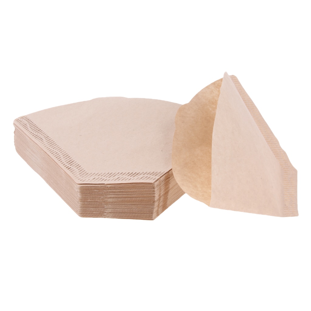 100 Pieces Coffee Filter Paper No. 4 for 2-4 Cups ... – Grandado
