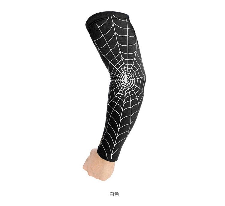 Pair Of Spider Web Arm Warmer Knit Fingerless Glov... – Vicedeal