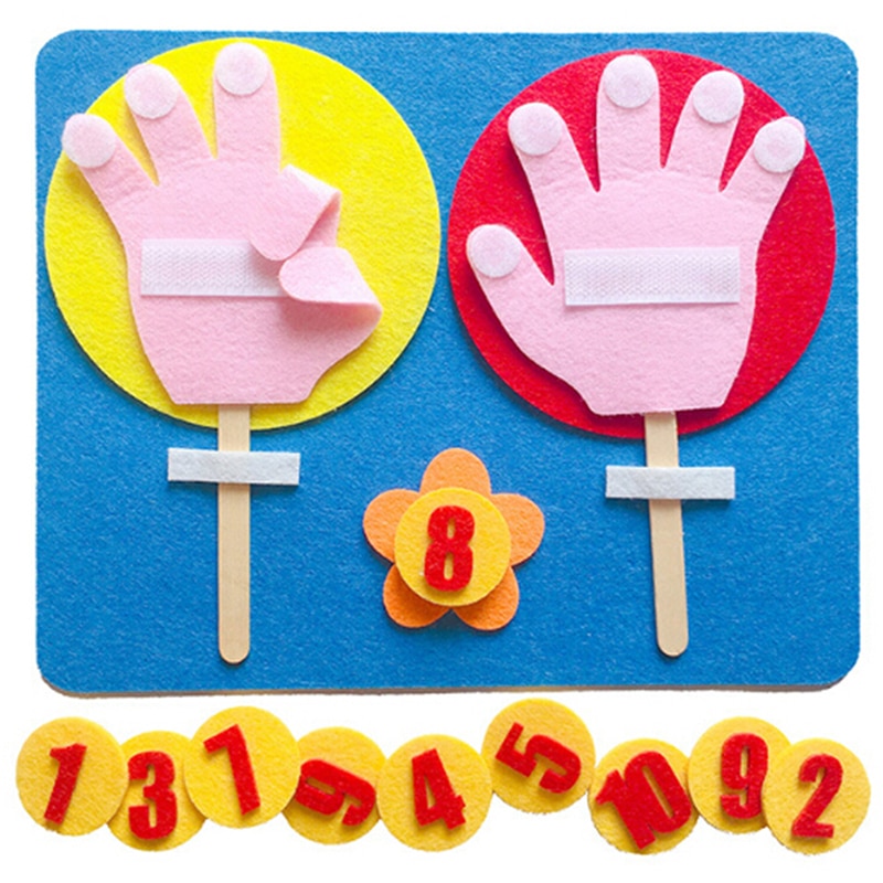 Children Maths Toys Finger Counting 1-10 Learning ... – Grandado