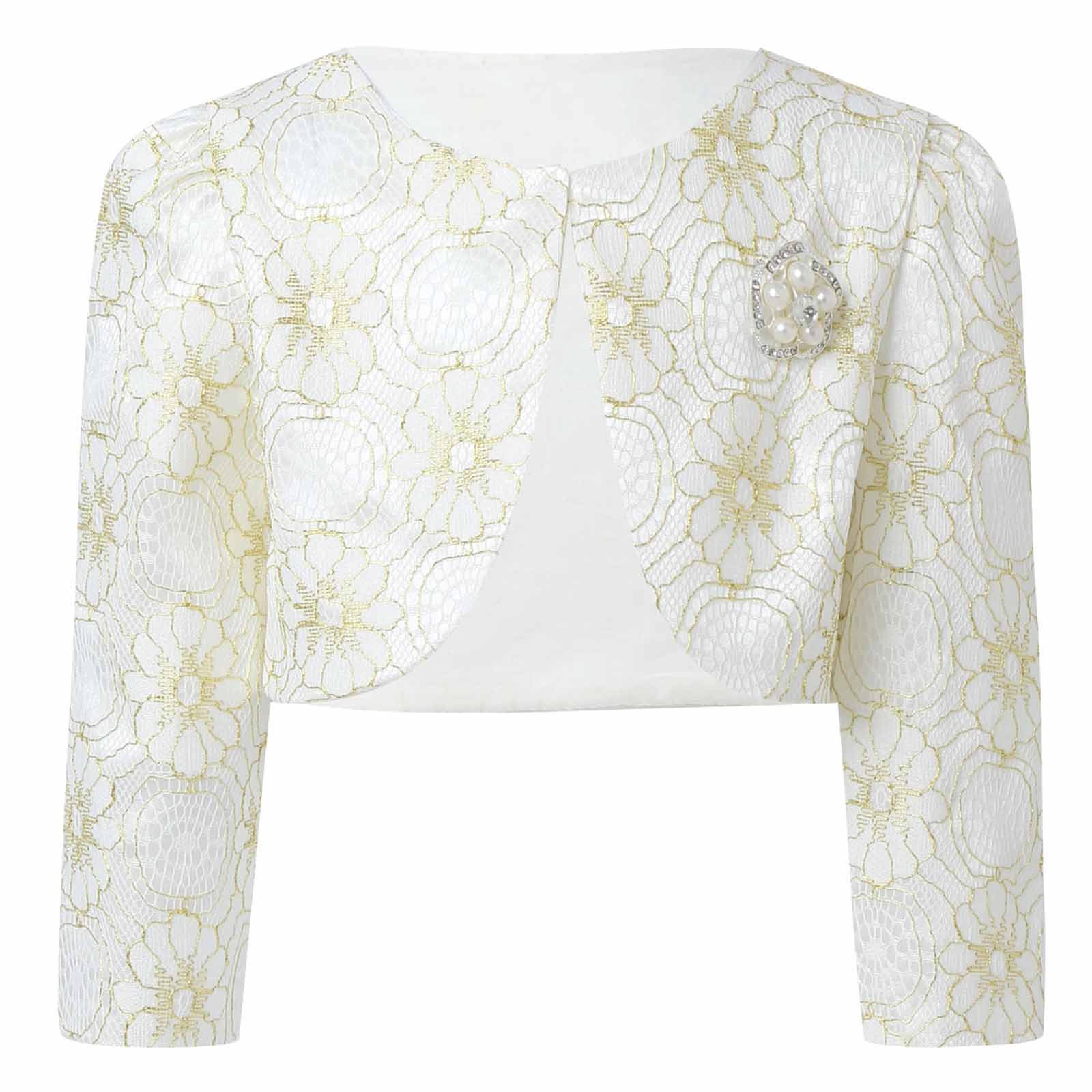 Children's Kids Girls Long Sleeves Jackets Boleros... – Grandado