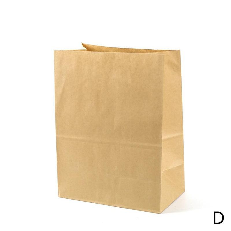 50pcs Brown Kraft Paper bag Bags packing Biscuits ... – Grandado