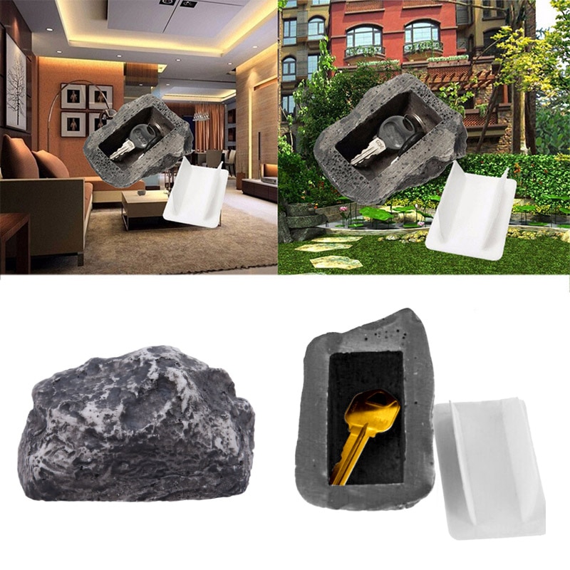 Outdoor Spare Key House Safe Hidden Hide Storage S... – Grandado
