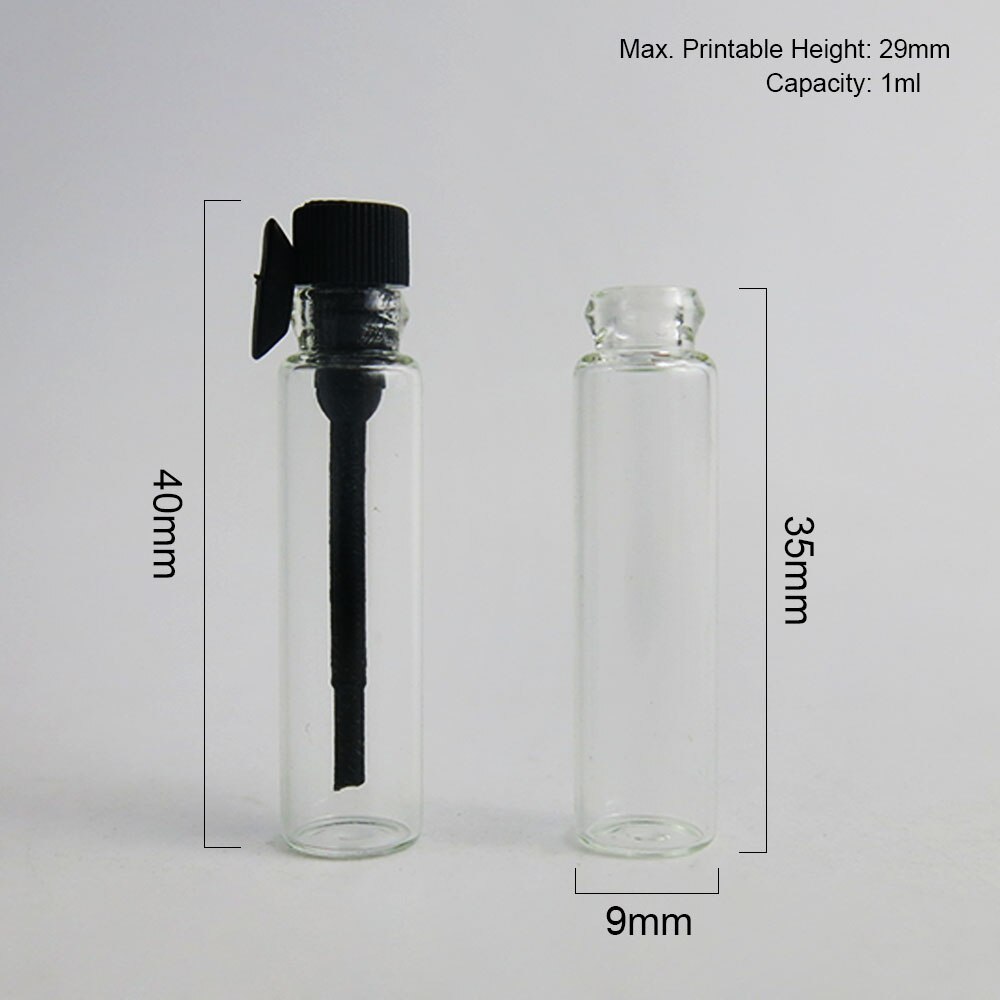 30 x 1/2/3 ml Empty Mini Glass Perfume Small Sampl... – Vicedeal