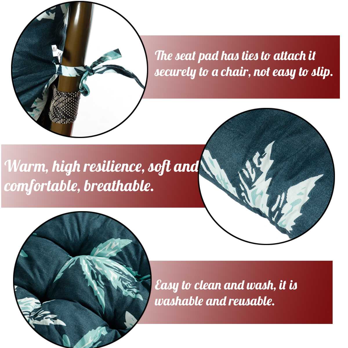 Long Cushion Recliner Chair Cushion Thicken Foldab... – Grandado