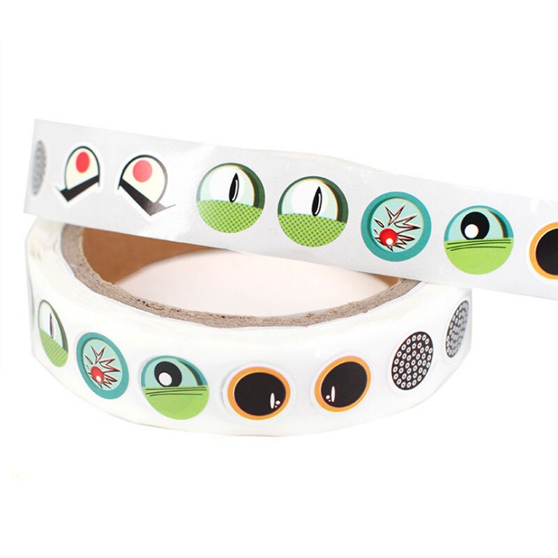 1 Roll Eye/Nose/Mouth Stickers Back Glue Self Adhe... – Grandado