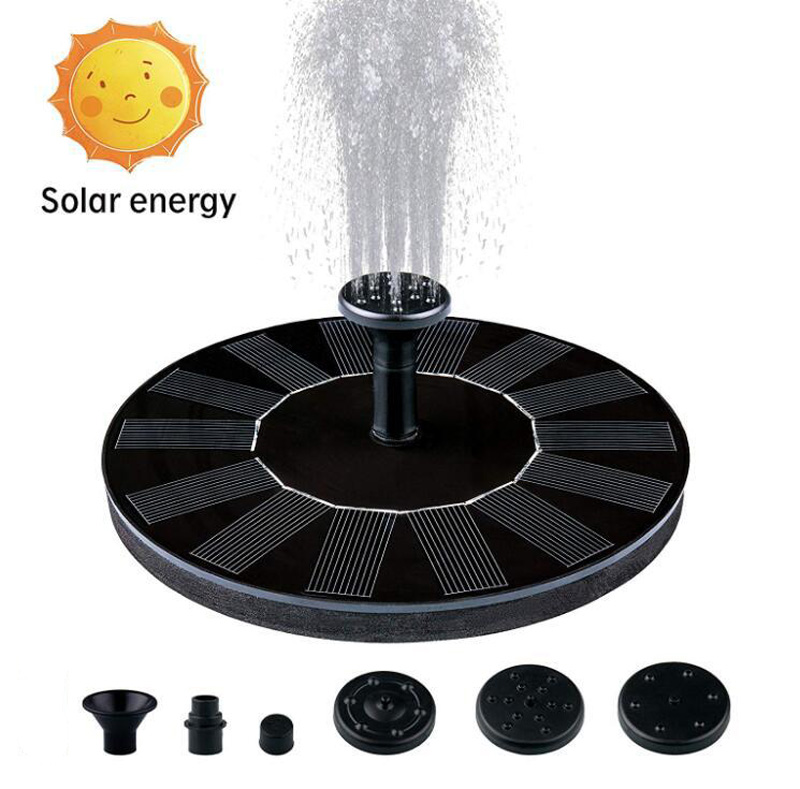 Ronde Solar Fontein Mini Drijvende Fontein Voor Tu... – Vicedeal