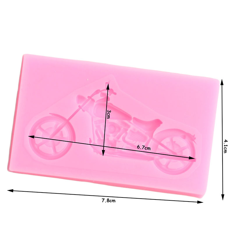 3D Motorcycle Silicone Molds DIY Baby Birthday Cup... – Grandado