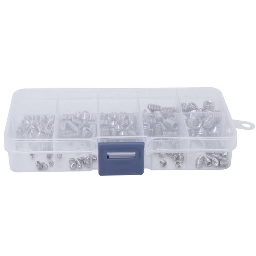 200Pcs M3 M6 M8 Grub Screw Cone Point Stainless St... – Grandado