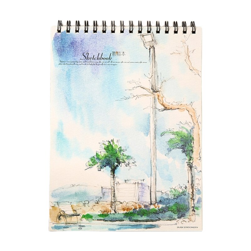 40 Sheets A4 Watercolor Sketch Book Notepad for Pa... – Grandado