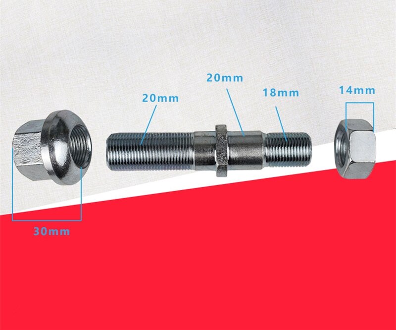 FORklift truck front wheel screw hub screw steel r... – Grandado