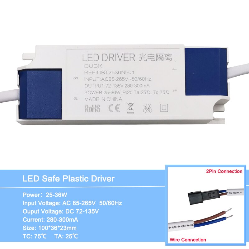 Led Driver 1-36W Input AC90-265V Voeding Constante... – Vicedeal